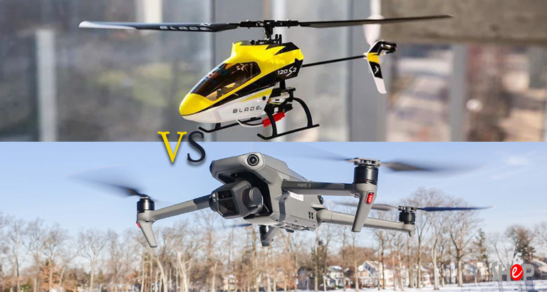 What is the Difference between a Drone and a RC Helicopter